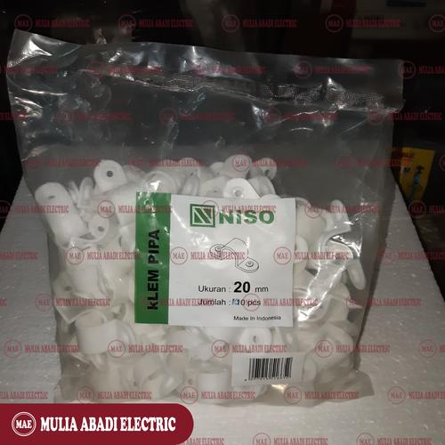 Jual Clamp/Klem Pipa Conduit Niso 20mm 100Pcs - Jakarta Pusat - Mulia ...