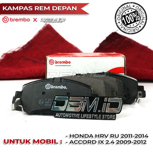 Jual Kampas Rem Depan Brembo Pad Brake Honda HRV Accord 9 2012-2017 ...