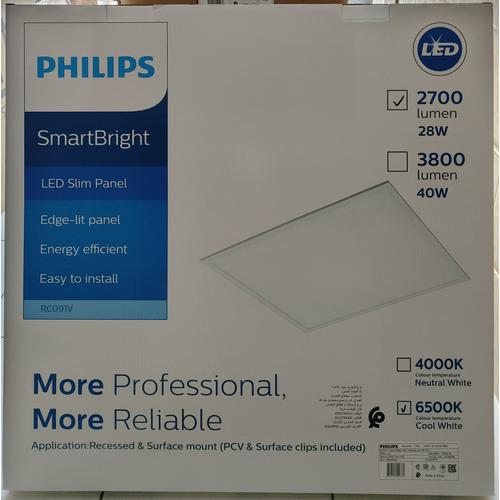 Jual Lampu Panel Philips RC091V LED27S/865 W60L60 - Kota Surabaya ...
