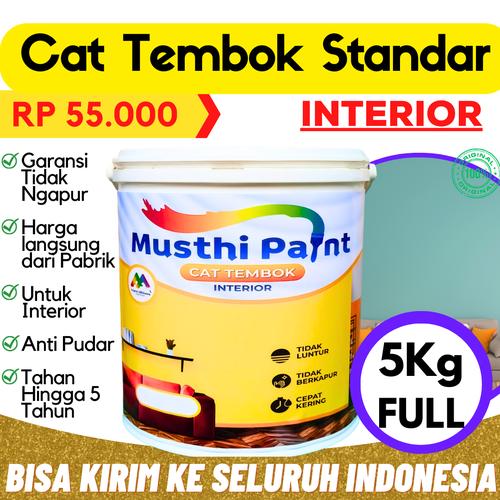 Jual Musthi Paint 5Kg Cat Tembok Setara Vinilex Pro Berkualitas - MP03 ...