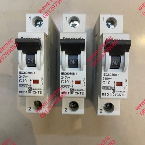 Jual PANASONIC MCB 1P BREAKER 1 PHASE 6A 10A 16A 20A 25A 32A 40A 50A 63A MINIATURE CIRCUIT 4,5KA ...