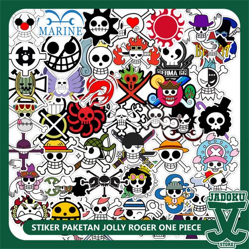Jual Sticker stiker Anime Jolly Roger One Piece paketan - Kota Bekasi ...