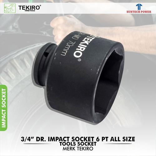 Jual 3/4” Dr. Kunci Sock Impact 6 PT Merk Tekiro Semua Ukuran Kunci ...