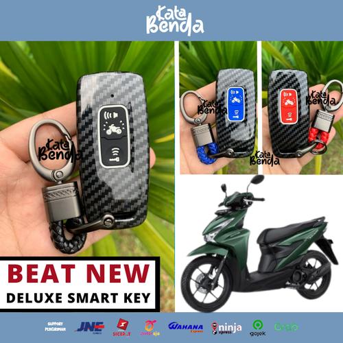 Promo Cover Remote Carbon Beat Deluxe New 2024 Honda Casing Kunci Type ...