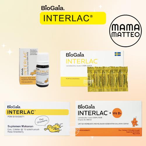 Jual INTERLAC Probiotik Drops Mini Pack Tablet Vitamin D3 / Menjaga ...