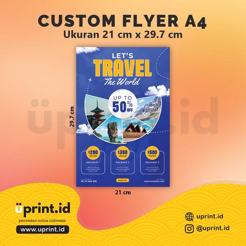 Jual Cetak Brosur / Print Flyer / Leafflet Custom / Cetak Pamflet ...
