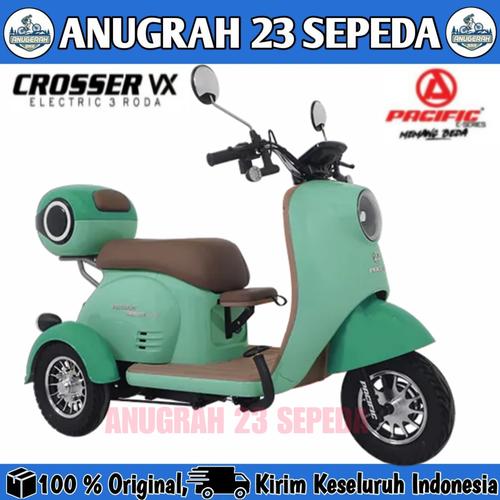 Jual Sepeda Listrik Roda Tiga Pacific CROSSER VX 650 Watt Electric E ...