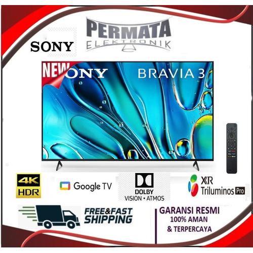 Promo SONY BRAVIA 3 K-85S30 / S30 4K Ultra HD HDR Smart Google TV 85 ...