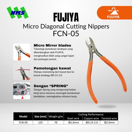 Promo Tang Potong Micro Diagonal Cutting Nippers 5 Inch 125mm FCN-05 ...