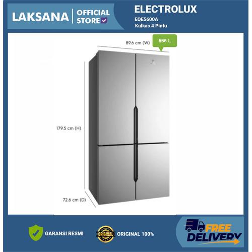 Jual Kulkas 4 Pintu Electrolux EQE5600A / EQE5600A-S / EQE 5600A-S ...
