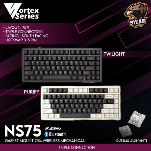 Jual VortexSeries NS75 Gasket Mount 75% Wireless Mechanical Gaming ...