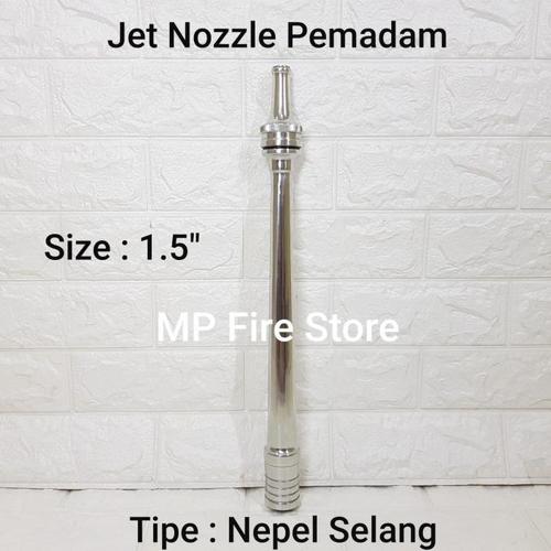 Jual LIMITED JET FIRE NOZZLE PEMADAM 1.5 IN FULL ALUMINIUM TIPE NEPEL ...