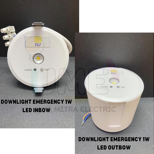 Jual Lampu Downlight Emergency LED 1W Emergency Light 1 Watt Inbow ...