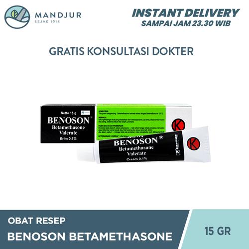 Jual Benoson 0.1% Cream 15 g / Dermatitis / Obat Kulit - Jakarta Pusat ...
