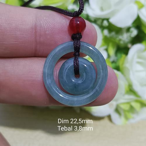 Jual Giok Dobel Ring Jade Biru Asli Sertifikat Type A - Jakarta Utara ...