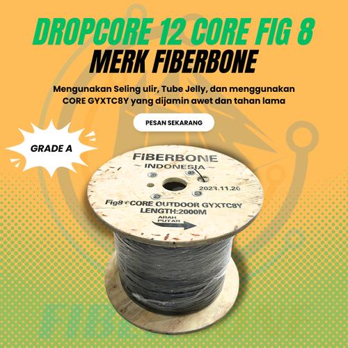 Jual 12 Core Fig8 Mini Kabel Dropcore Fiber Optik Merk Fiberbone - Kota ...