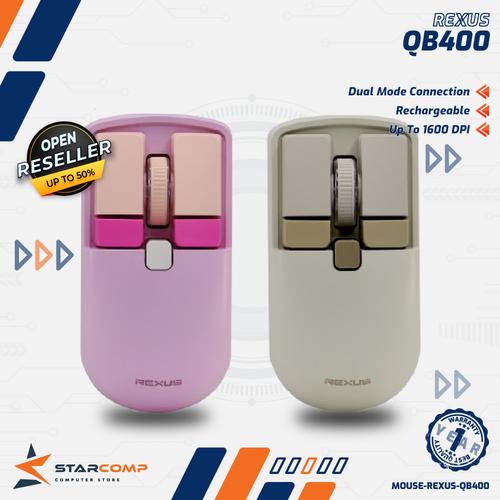Jual Rexus QB400 Mouse Office Wireless Bluetooth - Lilac - Kab. Sleman ...