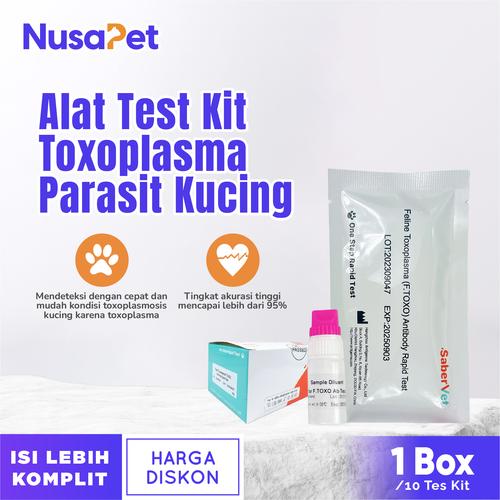 Promo Alat Test Kit Kucing Toxoplasma - Rapid Tes Kucing Parasit (1 Box ...