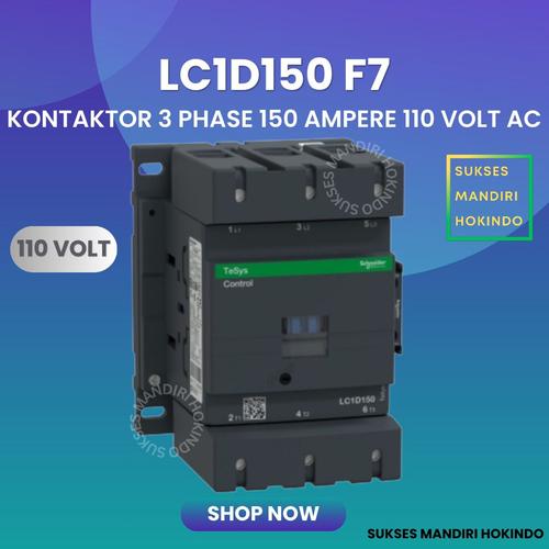 Promo Kontaktor 3P 150A 3 Phase 150 Ampere Coil 110Volt AC 3 Pas 150 ...