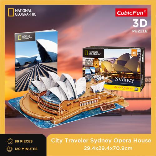 Promo CUBICFUN City Traveler Sydney Opera House DS1088h - 3D Puzzle ...