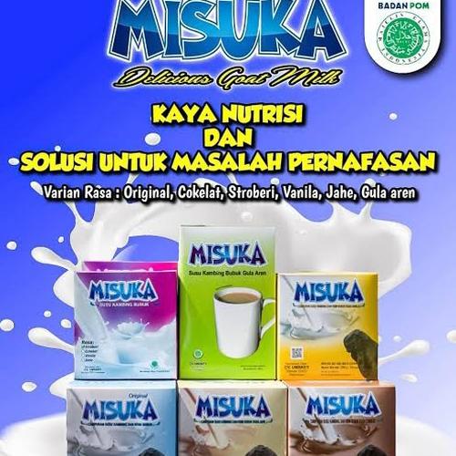 Jual misuka susu kambing all varian 100% original susu kesehatan tulang ...