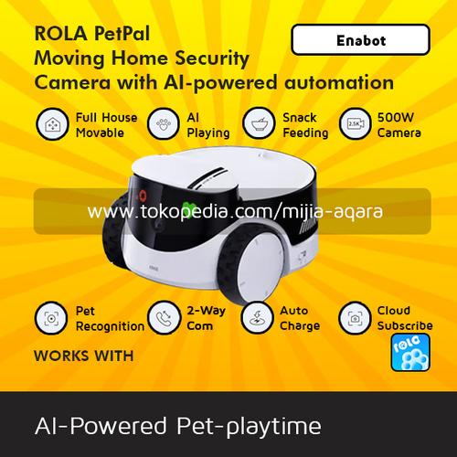 Jual Enabot Ebo Rola Petpal IP Camera Pet Robot AI 2.5K - Wifi - Enabot Rola - Kota Semarang ...