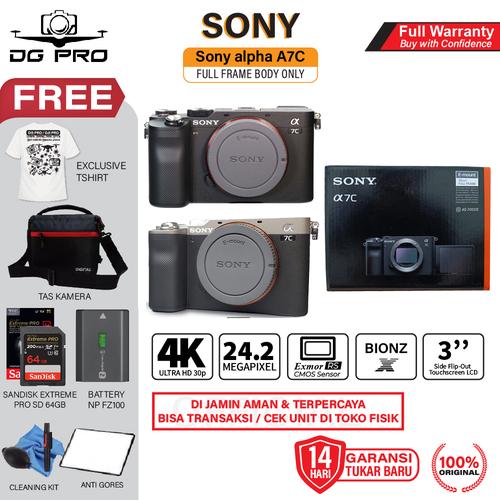 Jual Sony Alpha A7C Body Only - A7 C BO - Camera Mirrorless Sony A 7C ...
