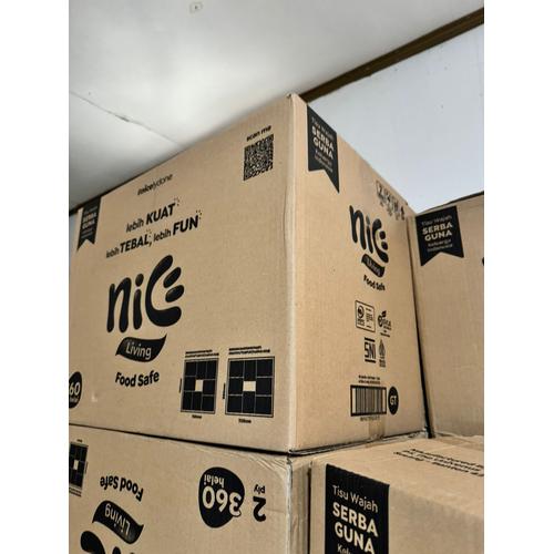 Jual tissue nice 180 sheets 2 ply 1 karton isi 60pcs harga lebih hemat ...