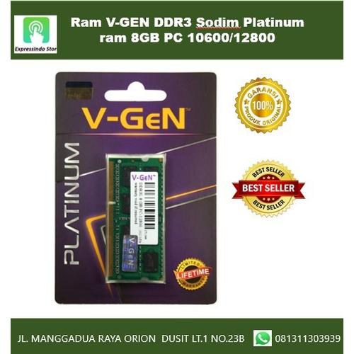 Jual RAM V-gen Sodim Platinum 8GB (1 x 8GB) DDR4 1700 / 19200 / 21300 ...