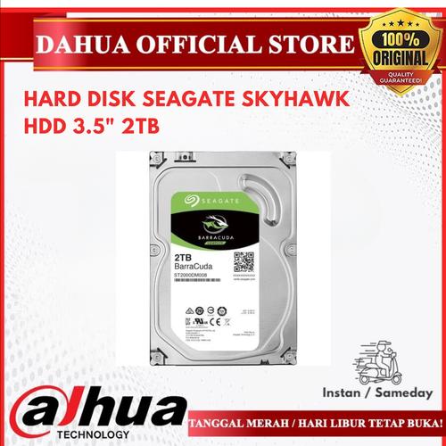 Jual Seagate SKYHAWK HDD 3.5inch 2TB HARD DISK CCTV - Garansi 3 Tahun ...