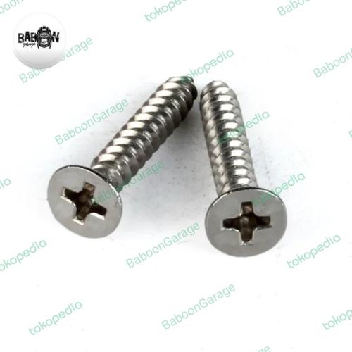 Jual sekrup FAB ss 10/skrup FH stainless kepala #10/Tapping JF/Sekrup ...