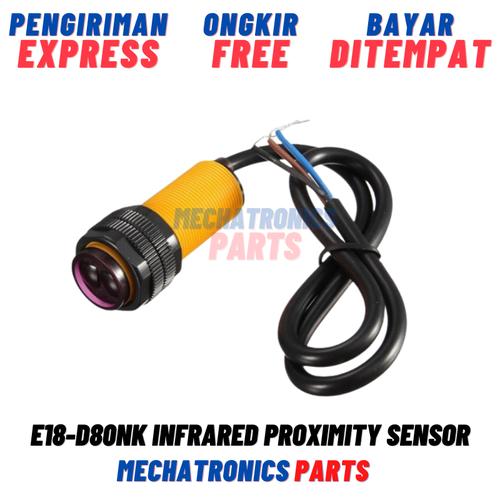 Jual E18-D80NK INFRARED PROXIMITY SENSOR JARAK INFRARED 80CM ARDUINO ...