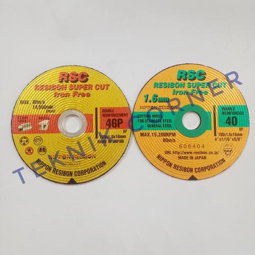 Jual RESIBON RSC IRON FREE batu potong besi stainless 4" 1 mm / 1.6 mm ...