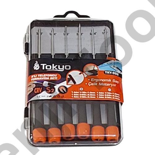 Jual Obeng Mini Set 6 Pcs Plus Minus 1.6mm 2.0mm 2.4mm Tokyo Obeng Jam ...