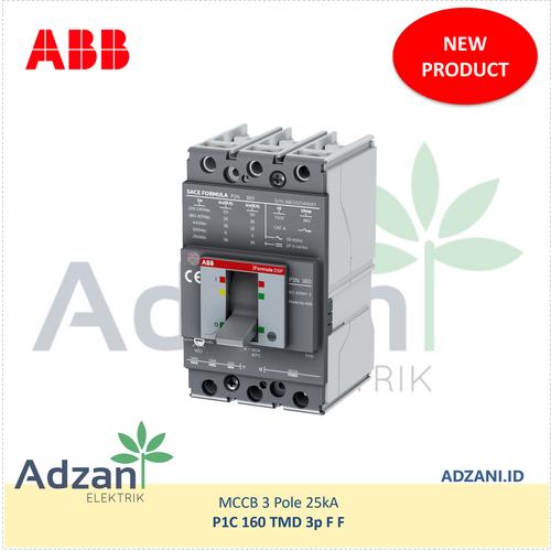 Jual ABB MCCB 3P 50A 25kA P1C TMD 1SDA116232R1 Formula DSP Breaker ...