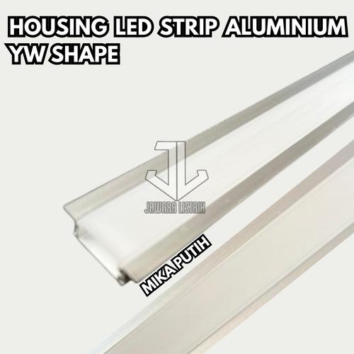 Jual HOUSING RUMAH LED STRIP BENTUK SAYAP/YW ALUMUNIUM TEBAL PER 1 ...