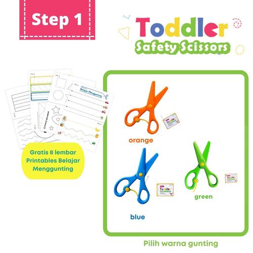 Jual Toddler Safety Scissor, Gunting Anak Dengan Pengaman Belajar ...