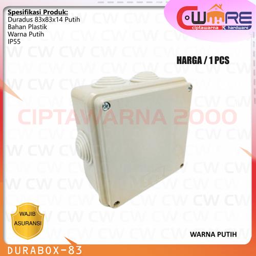 Jual Masko Box Panel Plastik Listrik Duradus PVC Junction BOX 83x83x14 ...