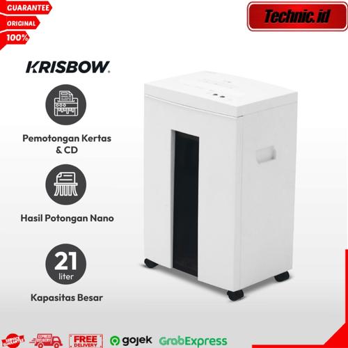 Jual Krisbow Mesin Penghancur Kertas Kartu SD9112 10 Sheets Microcut ...