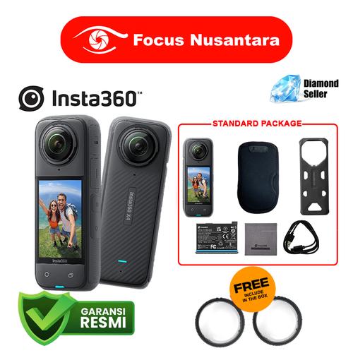 Promo Insta360 X4 360° 8K Action Camera Insta 360 One X 4 Waterproof GARANSI RESMI - PAKET B ...