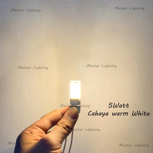 Jual Lampu kacang halogen led 5watt 7watt G4 220volt kaki tusuk Mr16 ...