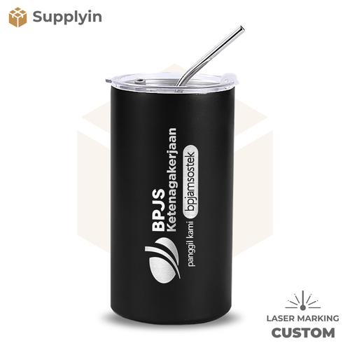 Promo Tumbler Custom Americano Mug Straw Vacuum Insulated Stainless ...