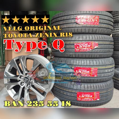 Jual velg innova Zenix type Q original plus Ban r18 - Jakarta Utara ...