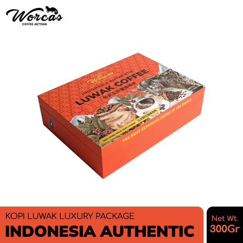 Promo WORCAS Kopi Luwak Indonesia Authentic Luxury Package 300gr - KOPI ...
