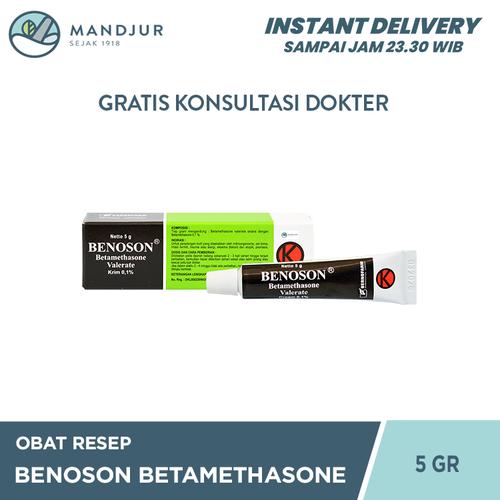 Jual Benoson Cream 5 Gr / Dermatitis / Obat Kulit - Jakarta Pusat ...