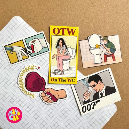 Jual STICKER SATUAN - Edisi "Go To The Toilet" - OTW - Kab. Tangerang ...