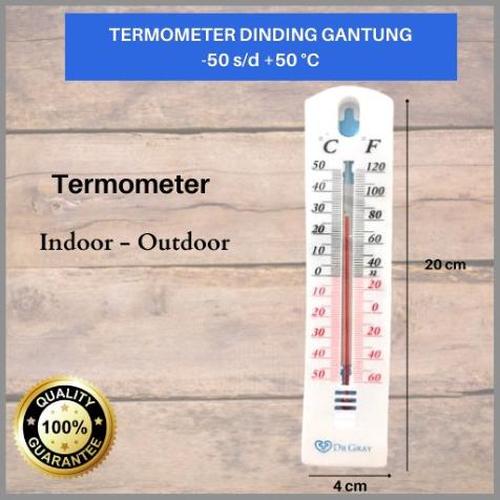 Jual Mega Thermometer - Termometer Dinding - Termometer Ruangan - Alat ...