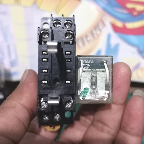 Jual Relay OMRON MY2N 24VDC + Socket OMRON PYF08A-E 8 Pin - Kab. Bekasi ...