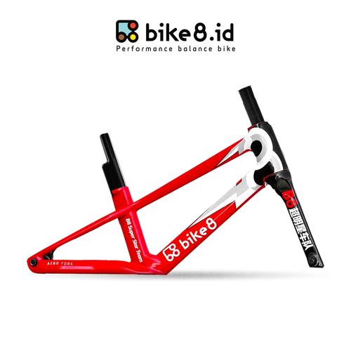 Jual FRAME BIKE8 A PLUS CARBON FIBER Balance Bike - Sepeda Anak - RED ...