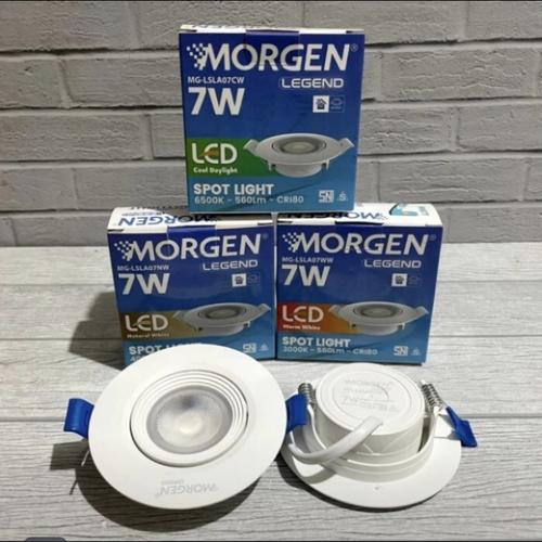 Jual Morgen Spotlight 7watt LED / Lampu Downlight 7w - WarmWhite 3000K ...